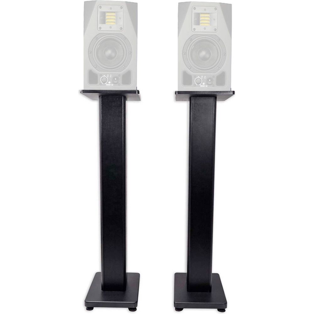 (2) Rockville 28" Studio Monitor Speaker Stands For ADAM Audio A3X ...