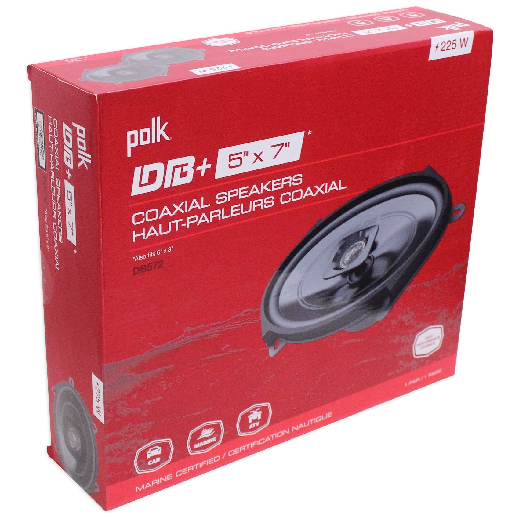 Polk 5x7" Front+Rear Factory Speaker Replacement Kit For 1997-1998 For ...