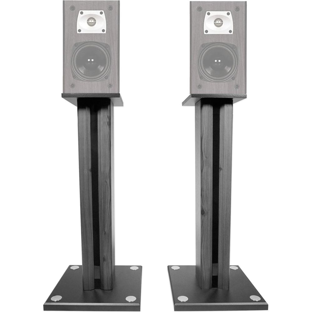 Pair 26" Bookshelf Speaker Stands For Theater Solutions B1 Bookshelf S ...